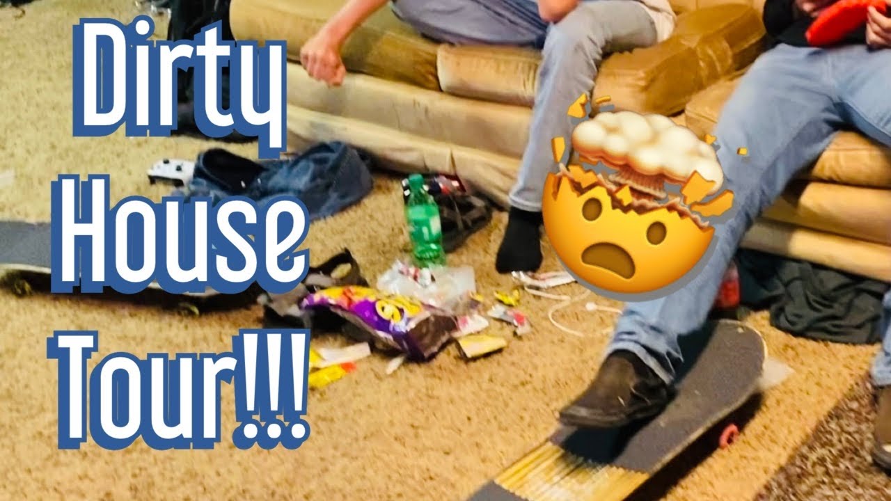 Welcome to our DIRTY HOUSE TOUR!!!! 🤯😳😱😵‍💫 - YouTube