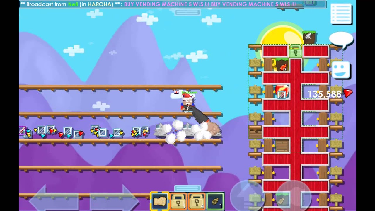 Growtopia-Harvesting 100 Display Block Trees!!! - YouTube