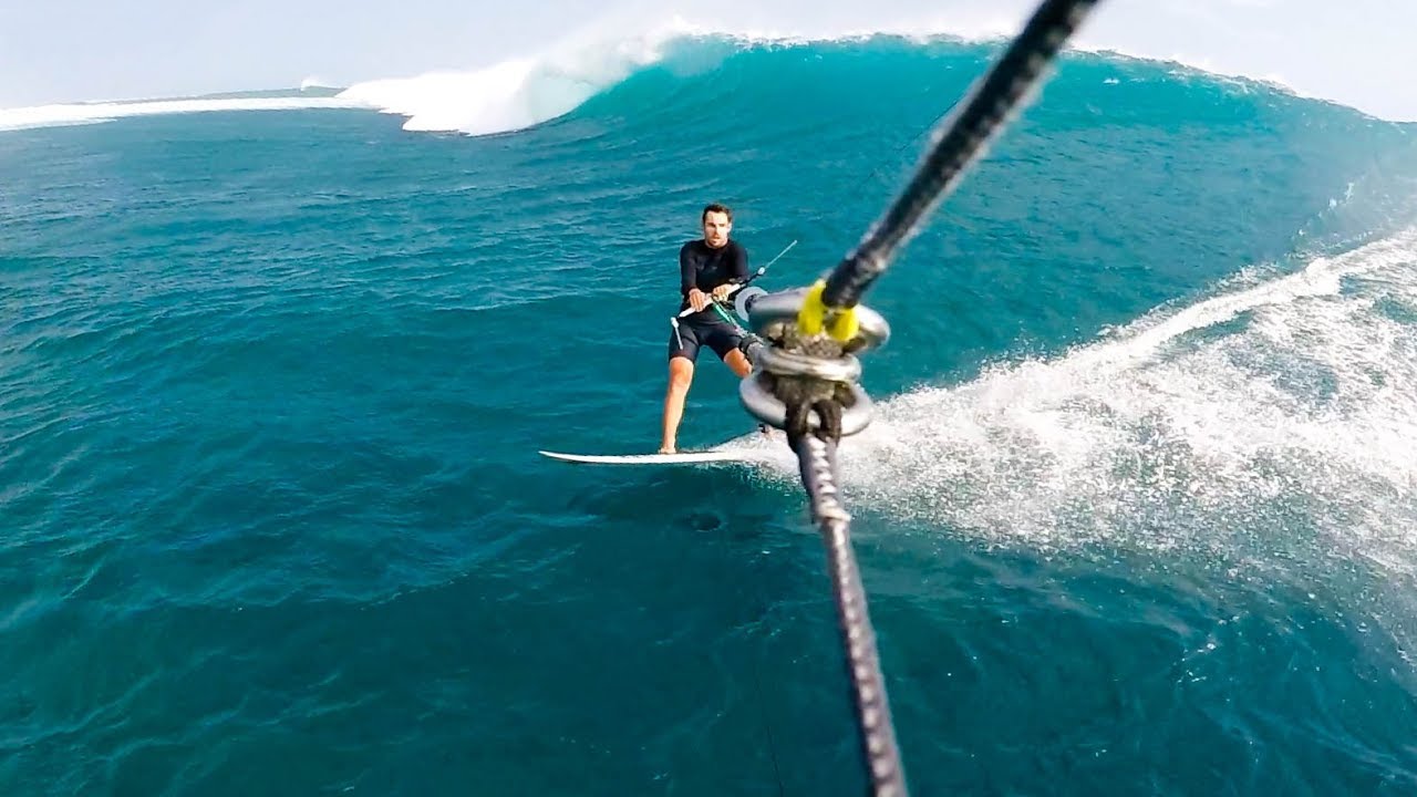 Mauritius 2018 One eye Kitesurf - YouTube