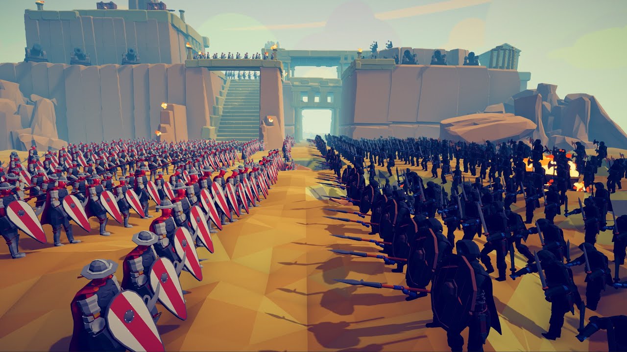 LORD ARMY vs REBELS ARMY - Totally Accurate Battle Simulator TABS - YouTube