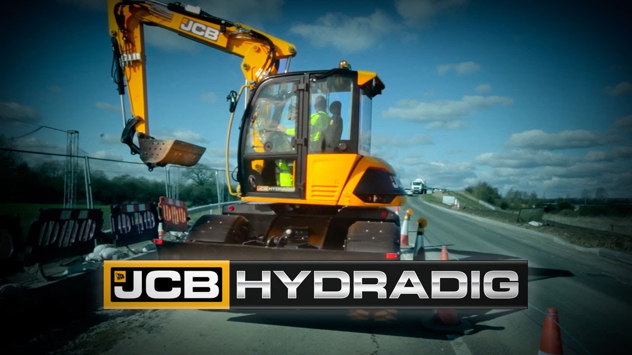 JCB HYDRADIG. First for Manoeuvrability. - YouTube