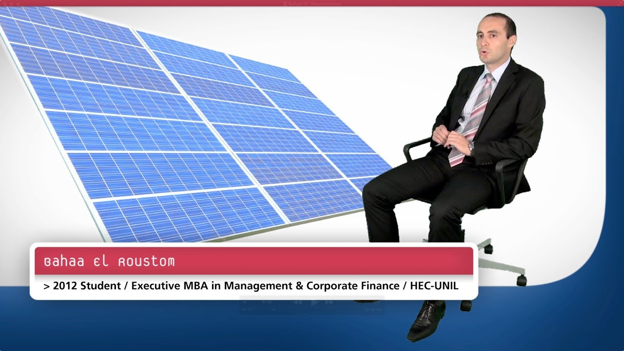 EXECUTIVE MBA - Bahaa El Roustom - Student's testimony - YouTube