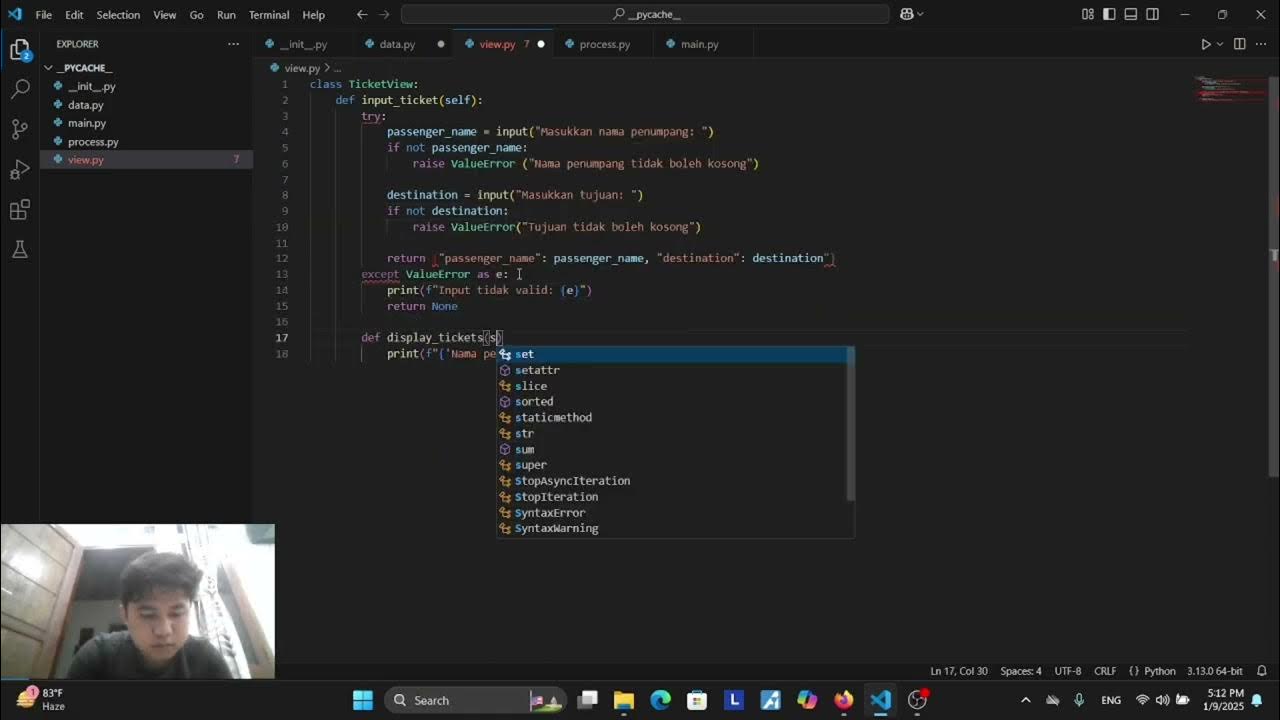 Project UAS Bahasa Pemrograman dengan konsep Modular dan OOP - YouTube