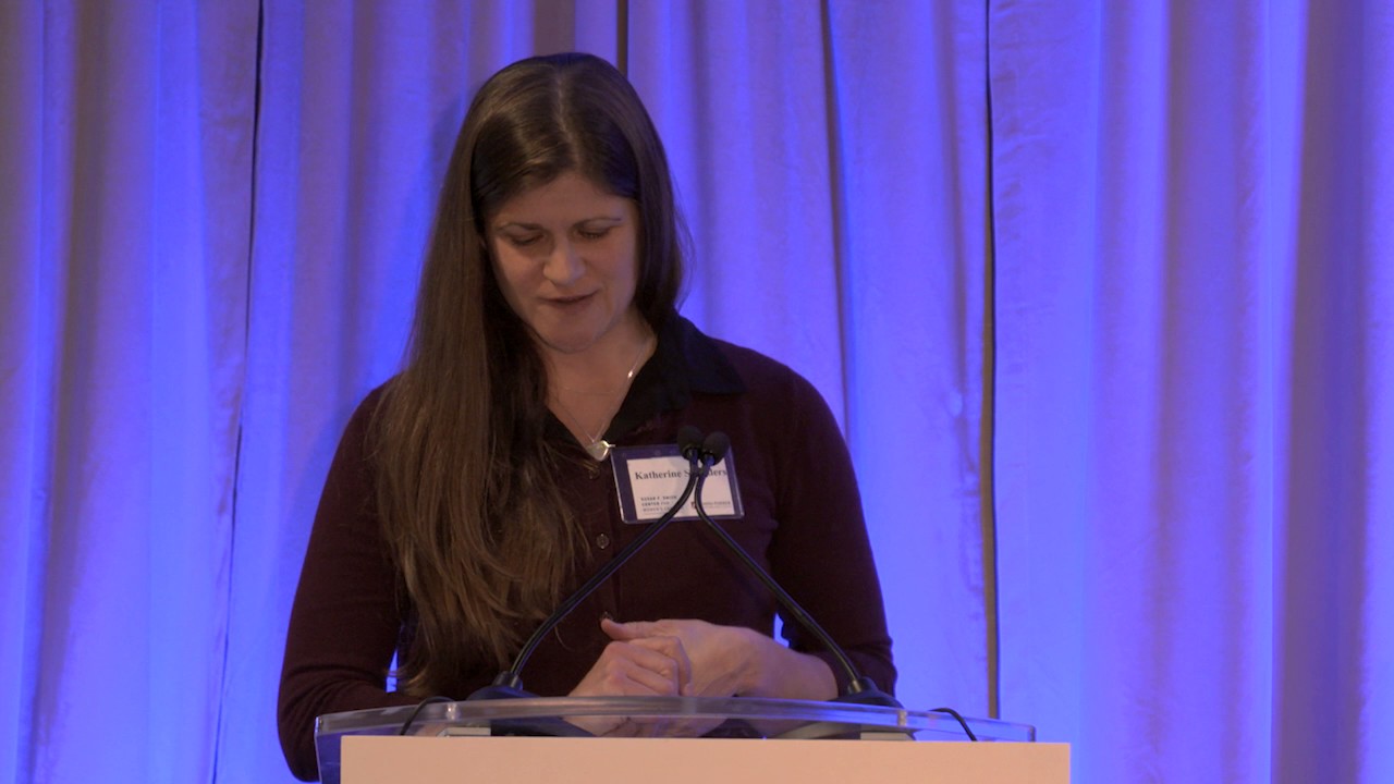 Katherine Saunders at the 2016 Susan F. Smith Center Executive Council ...