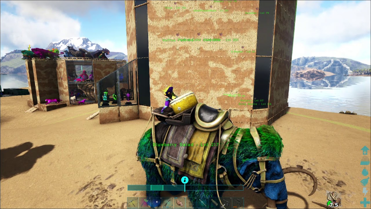 Mammoth TLC 3 Drum Platform - ARK Survival Evolved - YouTube