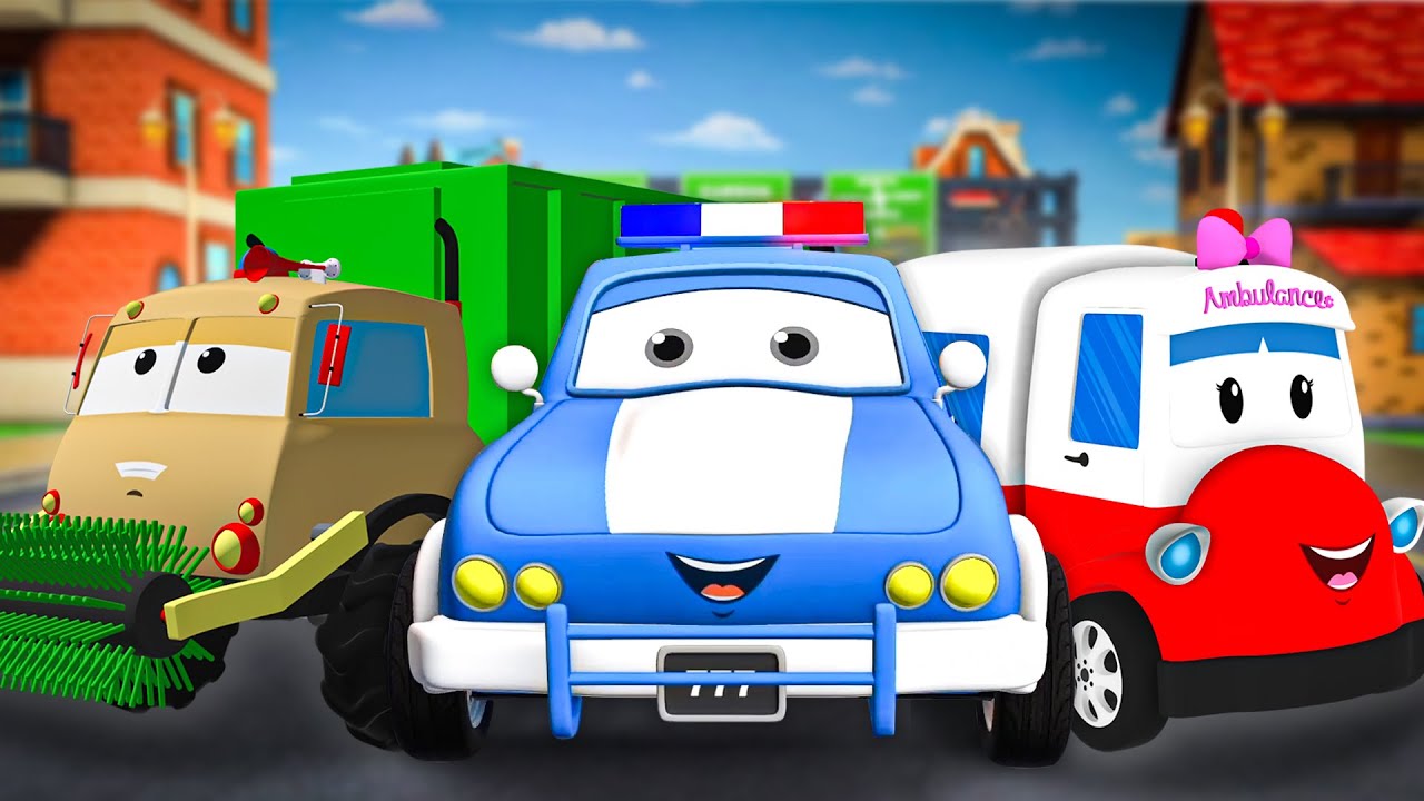 Wheels on the Road Rangers & More Cartoon Videos for Children - YouTube