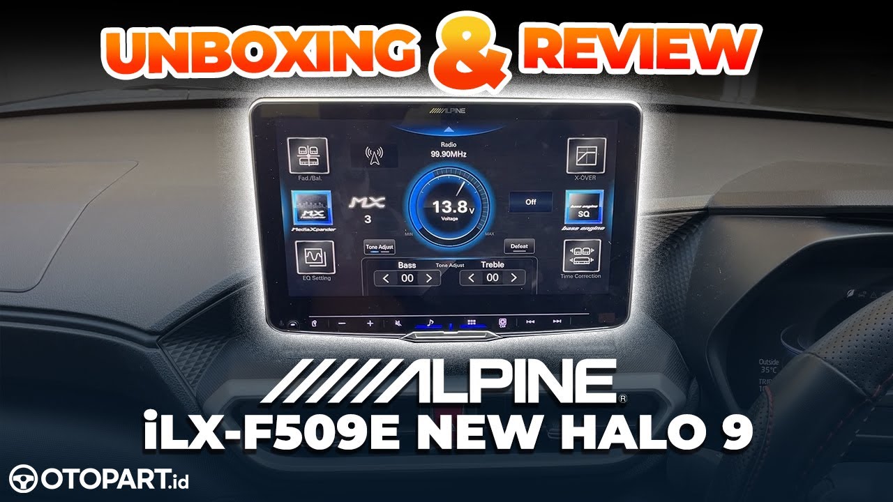 REVIEW & UNBOXING HEADUNIT ALPINE iLX F509E HALO 9 BARU | HI-RES AUDIO ...