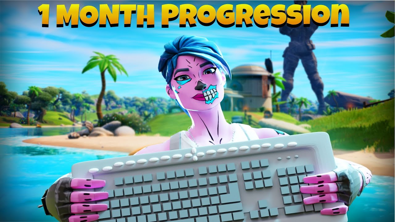 1 MONTH Fortnite Keyboard and Mouse Progression! (TIPS) - YouTube