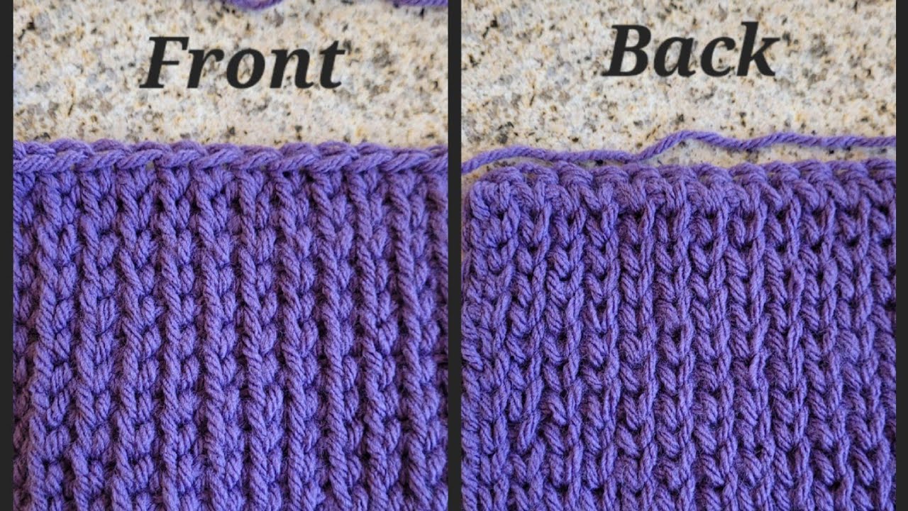 Tunisian Double Knit Stitch Tutorial (Beginner Friendly) - YouTube