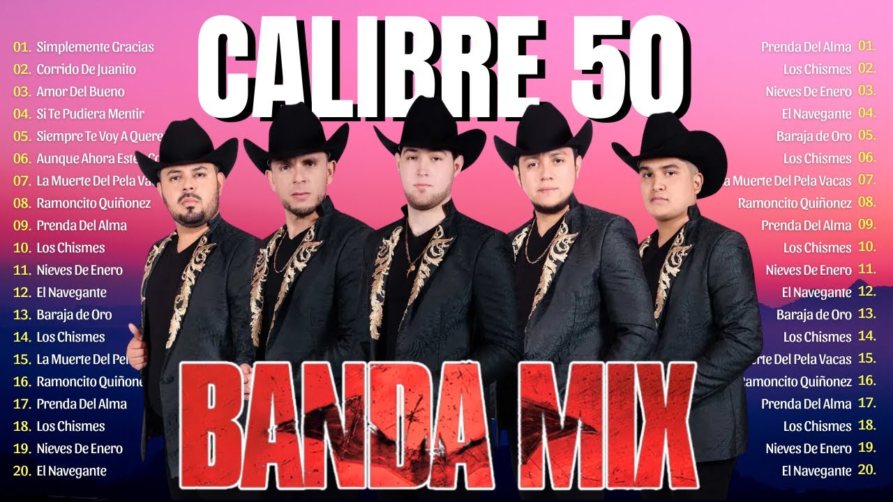 Calibre 50 Grandes Éxitos Mix (2024) ~ Musica Romantica ~ Musica de ...