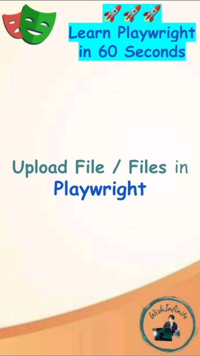 Playwright Tutorial Upload Single File Multiple Files Playwright Playwrightautomation Youtube