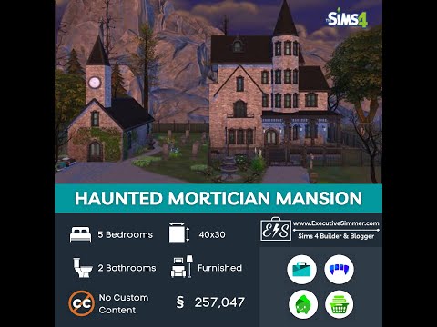 Executive Simmer — Sims 4 Build: Haunted Mortician Mansion by...