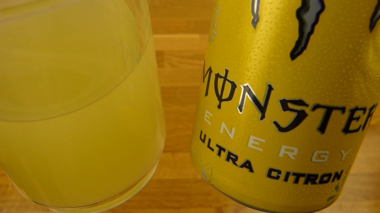 Monster Energy Ultra Citron - YouTube