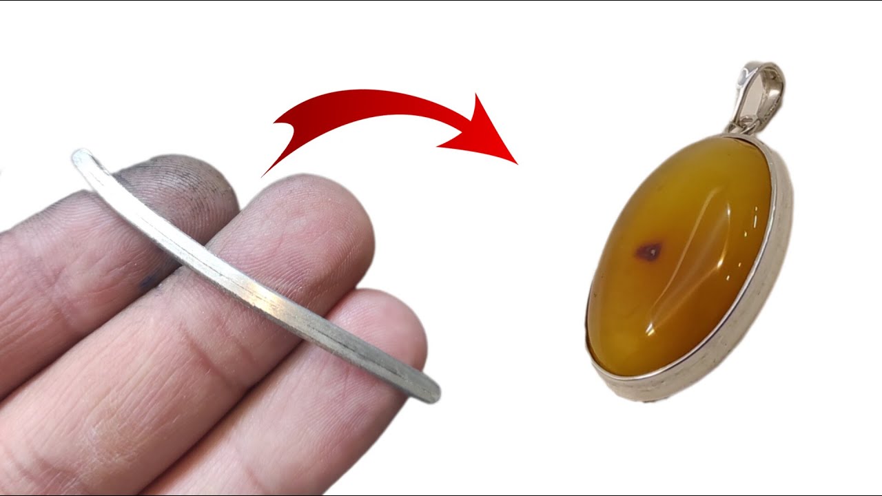 Make a simple silver frame like a professional goldsmith!/How to make ...