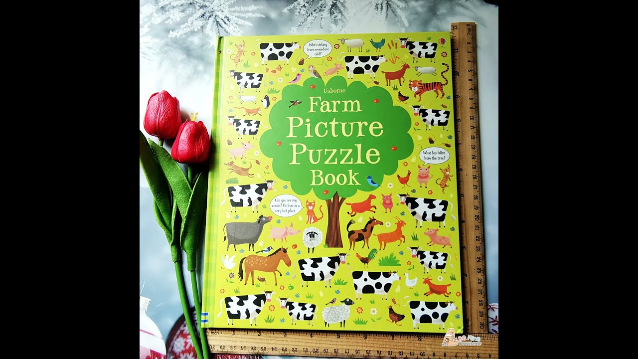 🛒 ║Farm Picture Puzzle Book║ - YouTube