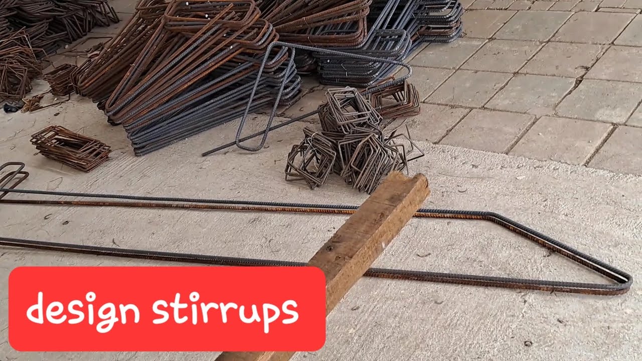 design stirrups ||machine pa ring kase banty h 2023 - YouTube