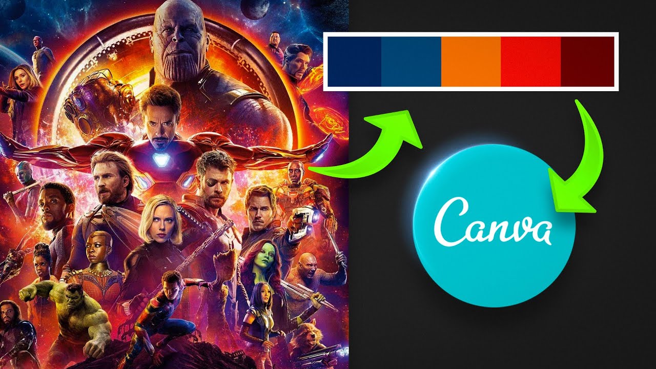 Como gerar PALETA DE CORES e usar no #Canva - YouTube