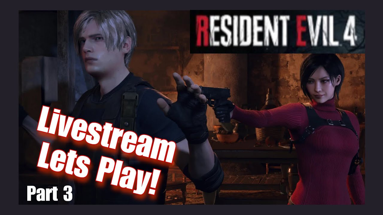 Reunited with Ada?! RE4 Remake - Livestream Let's Play Part 3 - YouTube