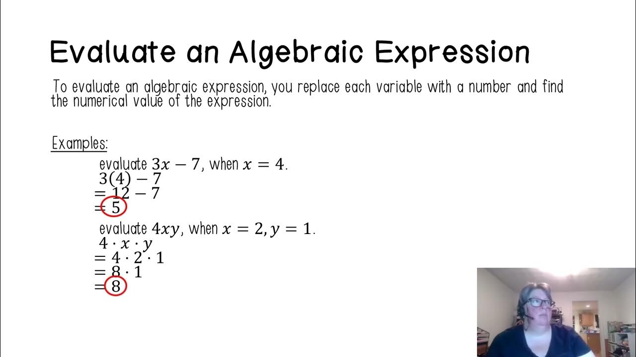 Algebra Vocab Presentation - YouTube