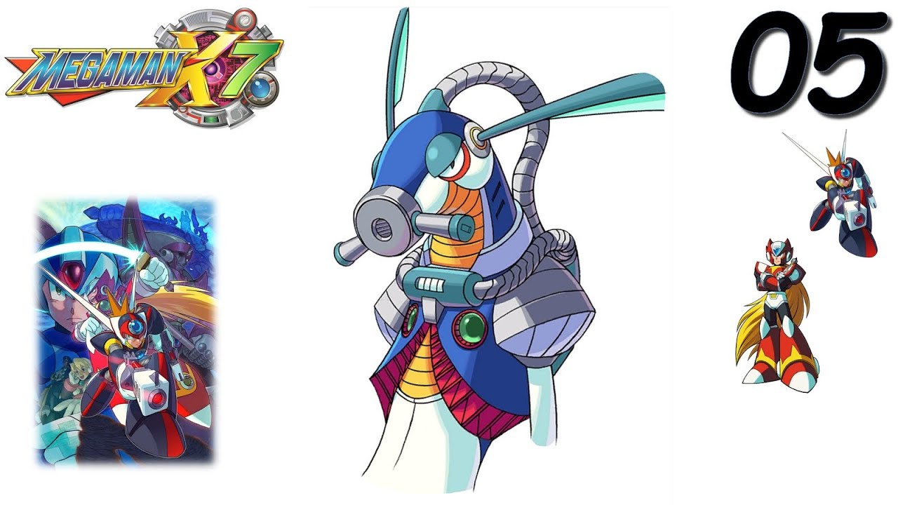 Mega Man X7 - Splash Warfly Stage - YouTube