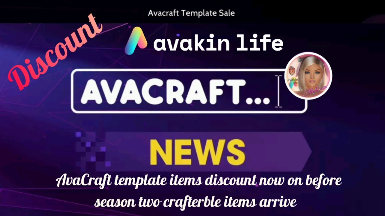 melissajdiamonds avakin life AvaCraft new template discounts sale now ...