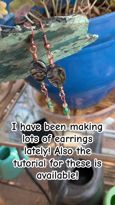 Check out my newest tutorial on the wire wrapped earrings! :) - YouTube