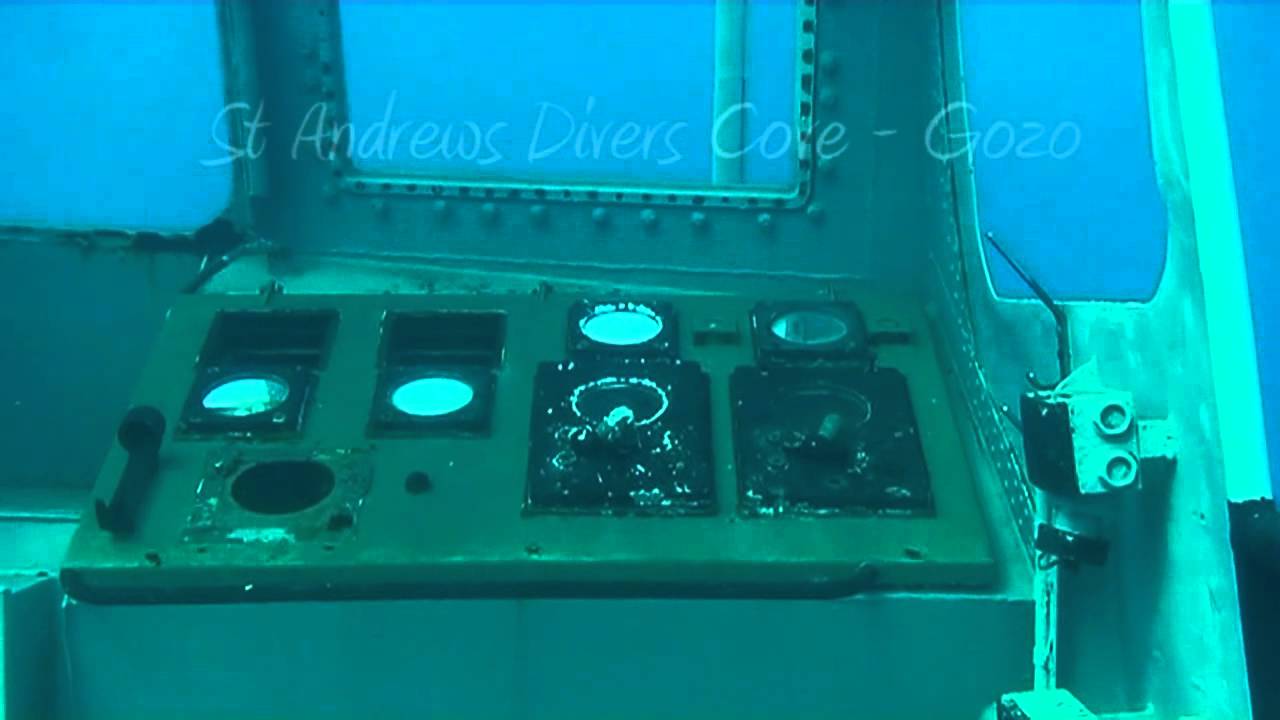 P31 Wreck Diving – Comino, Malta with St. Andrews Divers Cove - YouTube