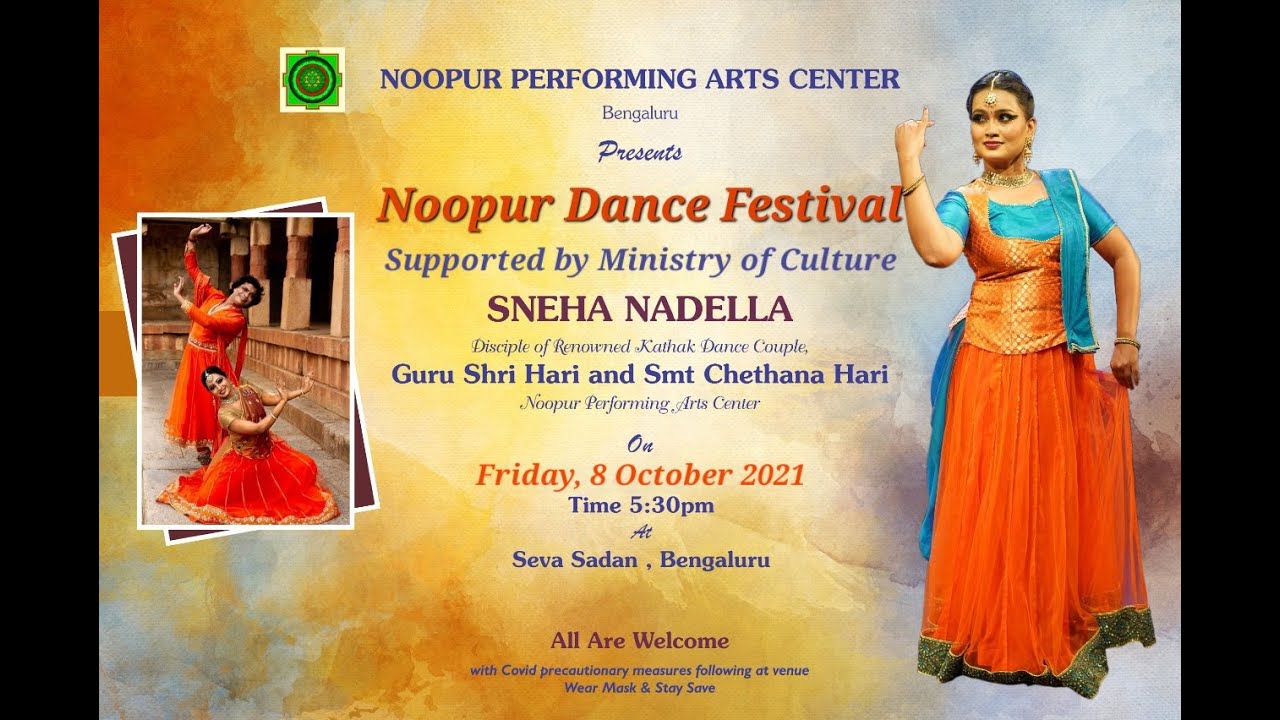 Noopur Dance Festival 2021| Day 1| Kathak | Sneha - YouTube