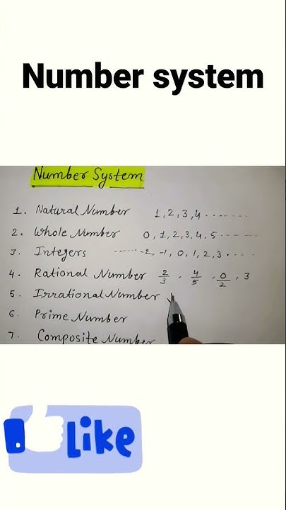 #short #numbersystems - YouTube