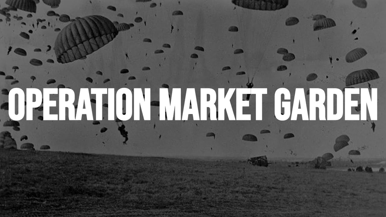 Operation Market Garden - Allied invasion route in the Netherlands ...