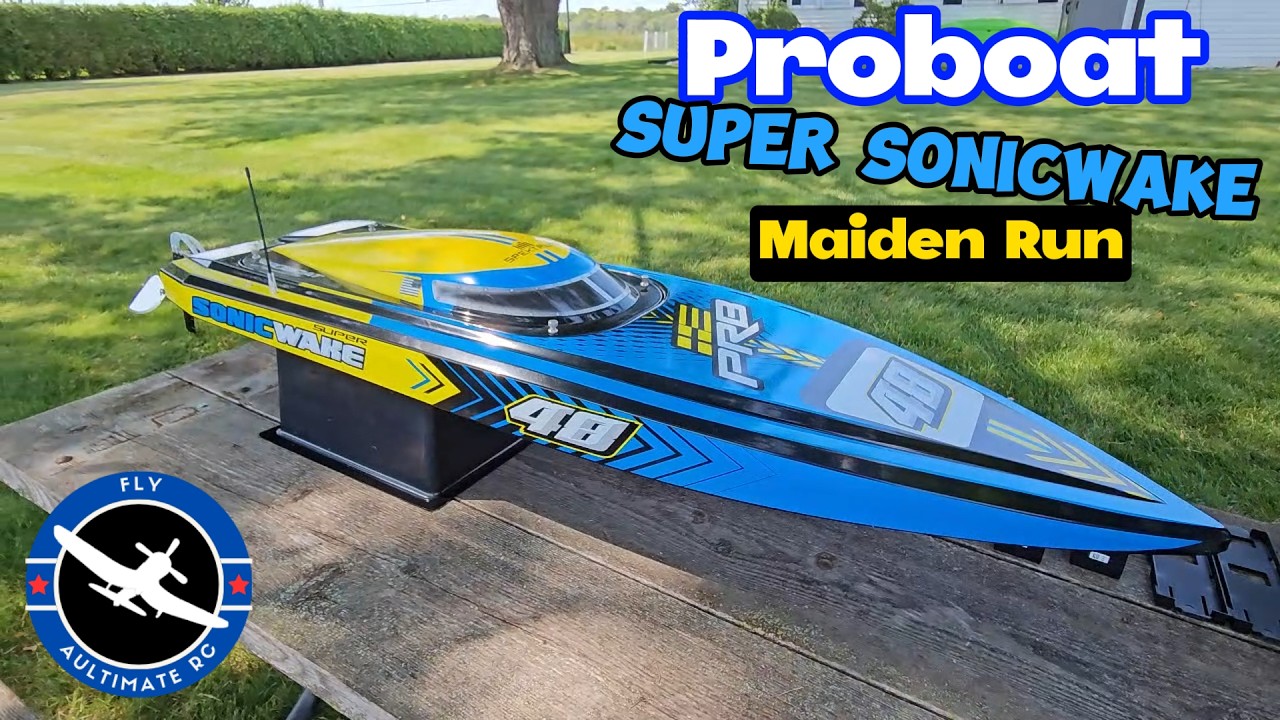 This is How you build an RC Boat: Proboat Super Sonic Wake 48 Maiden ...