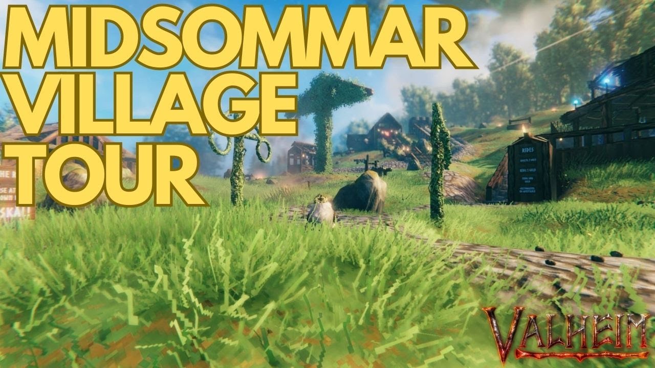 Midsommar Village | Forhealdan Community Server | Valheim - YouTube