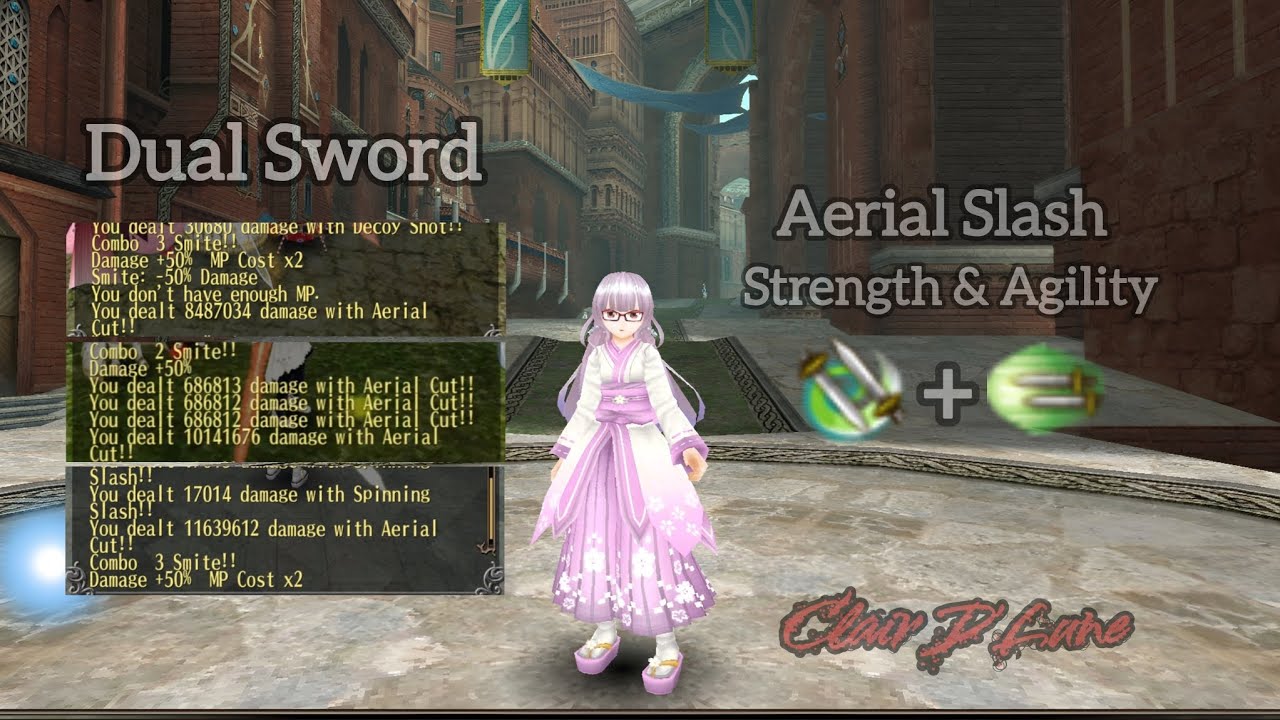 Toram Online : Dual Sword Cap 290 Build - YouTube