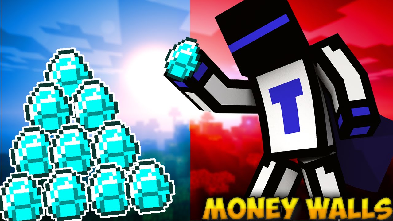 Minecraft Money Walls : Незаменимое яблоко #4 - YouTube