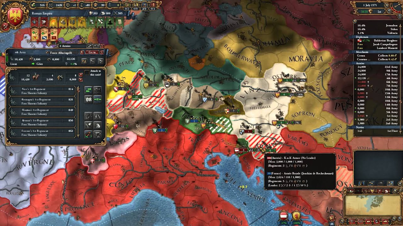 Europa Universalis IV - Roman Empire - Styria Completed! (Part 26 ...