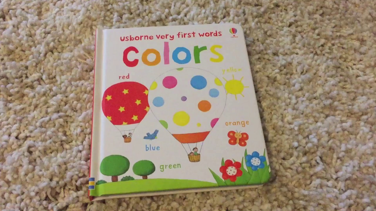 Usborne Very First Words Colors - YouTube
