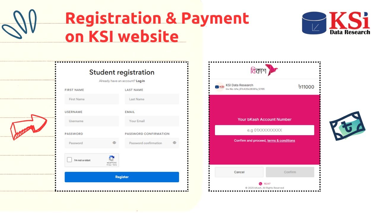 Registration & Payment on KSI website - YouTube