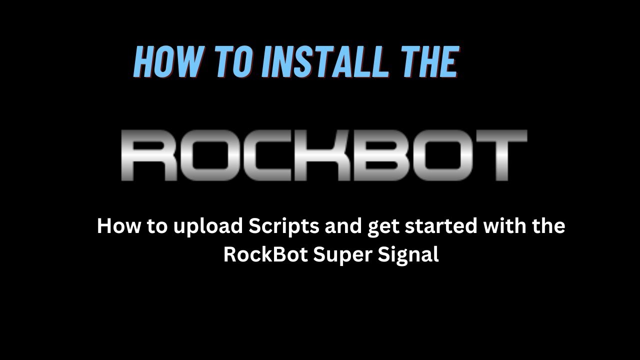 How to Download the Rockbot Scripts and install them - YouTube