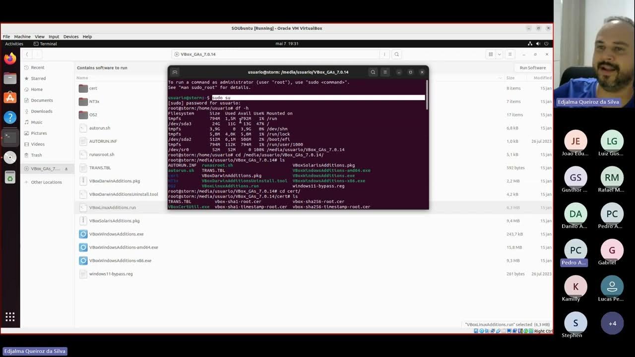 Aula prática de SO 03 - Comandos Shell, Instalação de Banco de Dados ...