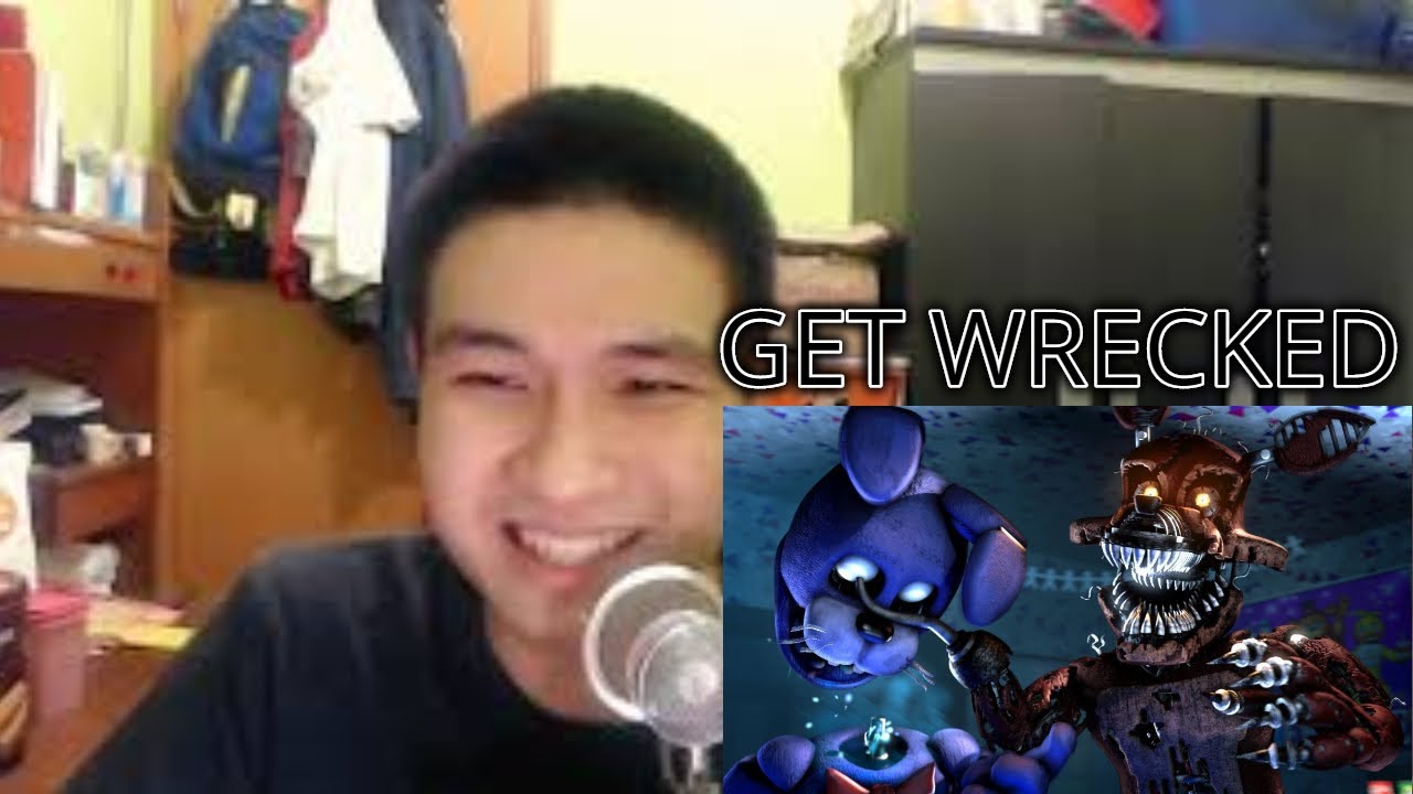 [SFM FNaF] Withered vs Nightmare VR (REACTION) - YouTube