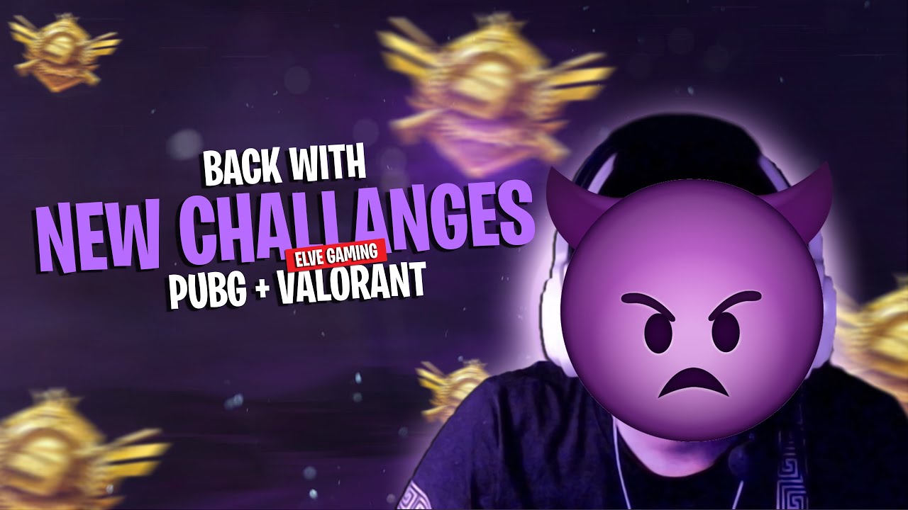 🔴 ELVE GAMING LIVE -PUBGMOBILE + VALORANT!!!🔴 - YouTube