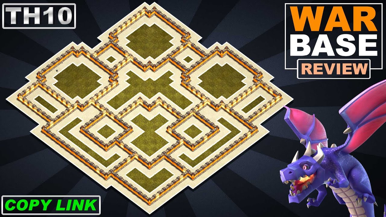 NEW! TH10 War Base 2022 | COC Town Hall 10 (TH10) War Base COPY LINK - Clash of Clans - YouTube