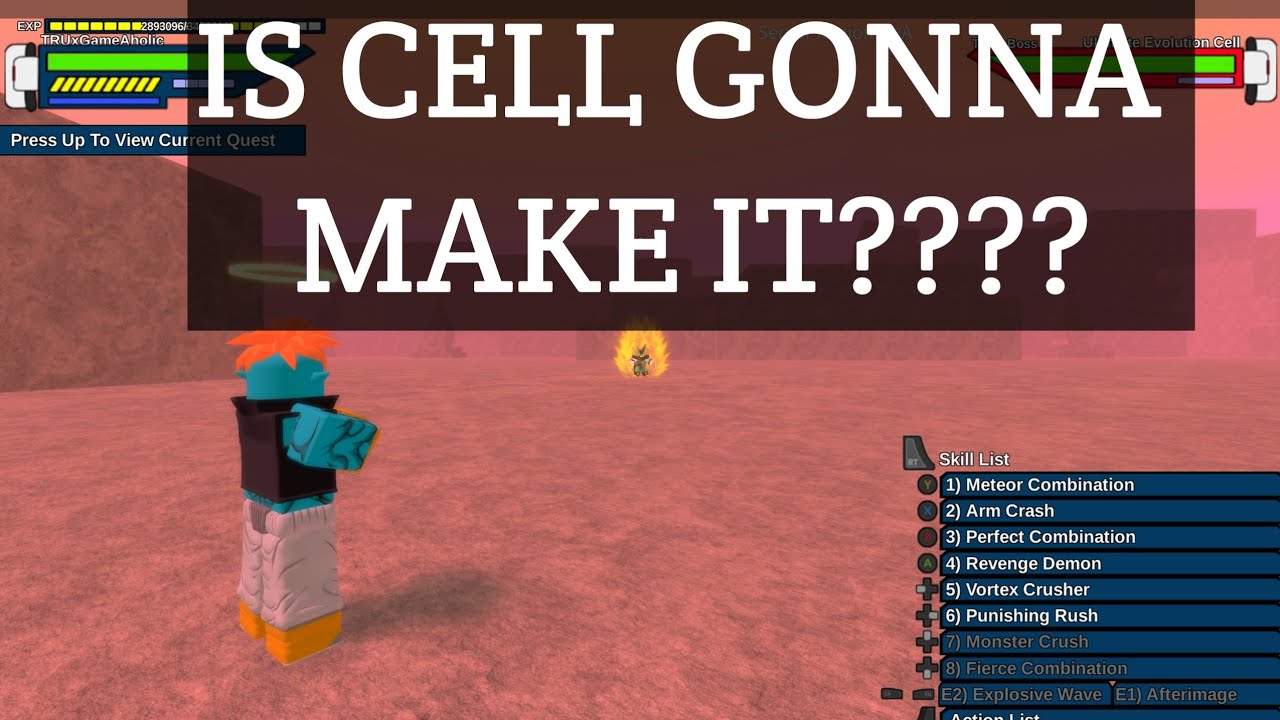 2859.4 MELEE Damage Vs Ultimate Evolution CELL Raid DBOG Roblox - YouTube