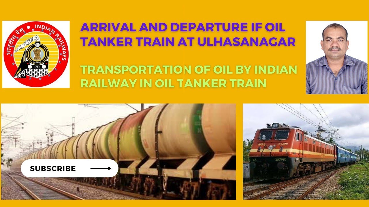 Transportation of oil by indian railway in oil tanker train | oil ...