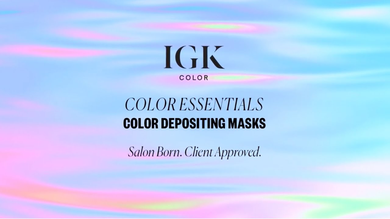 Condition and Color in One Step with IGK Color Depositing Mask - YouTube