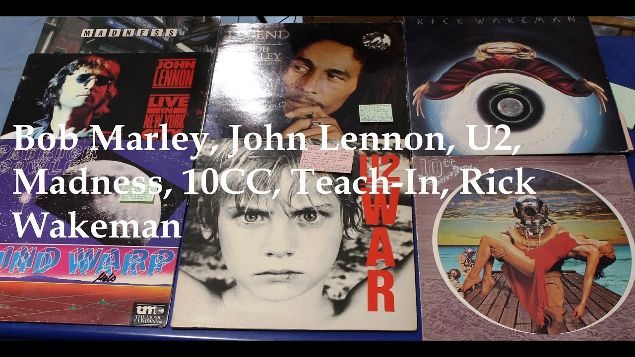 Bob Marley, John Lennon, U2, Madness, 10CC, Teach-In, Rick Wakeman ...