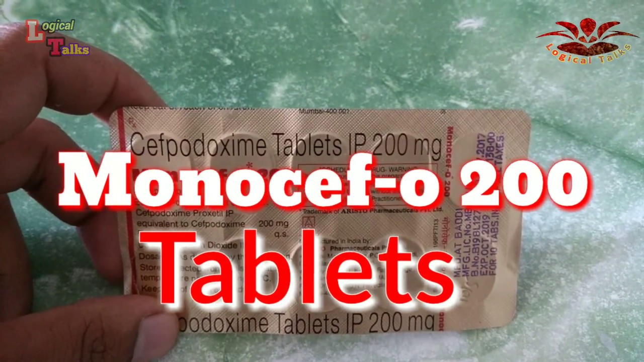 Monocef-O 200 Tablets, full review hindi,price,use & side effects ...