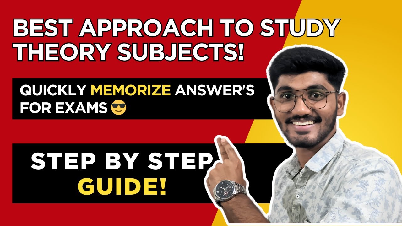 How to Study Theory Subjects | Exam Preparations Tricks🔥 - YouTube