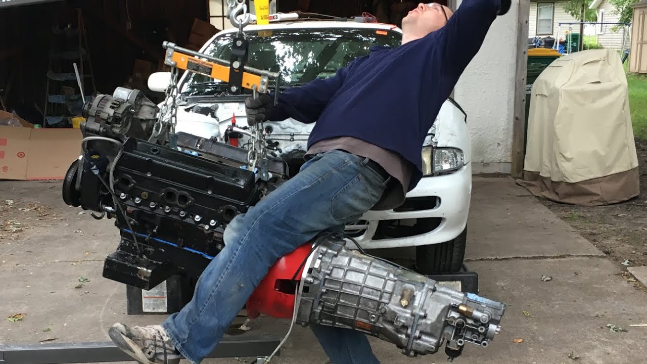 6 Speed Swap! LS T56 to Small Block Chevy - YouTube