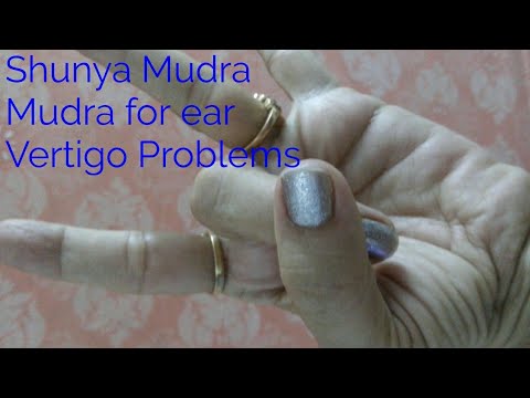 Shunya Mudra for ear and vertigo problems - YouTube